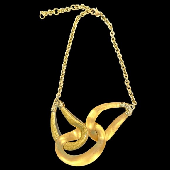 Alexis Bittar | Jewelry | Vintage Alexis Bittar Handcrafted Gold Tone 3 ...